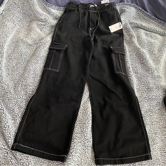 Forever 21 | Pants & Jumpsuits | Nwt Forever 2 Denim Cargo Pants 24 ...